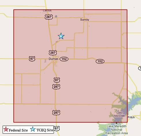 Moore County Map - Texas Commission on Environmental Quality - www.tceq ...
