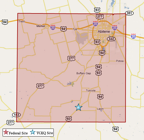 Taylor county map - Texas Commission on Environmental Quality - www ...
